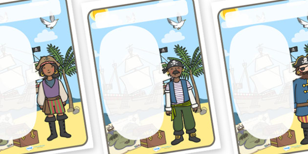 Pirate Themed Target Posters Large Speech Bubble