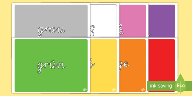 Colours Photo Pack German (teacher made)