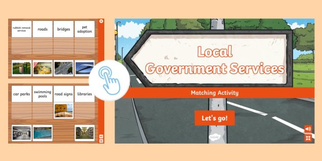 Local Government Services Matching Activity (teacher made)