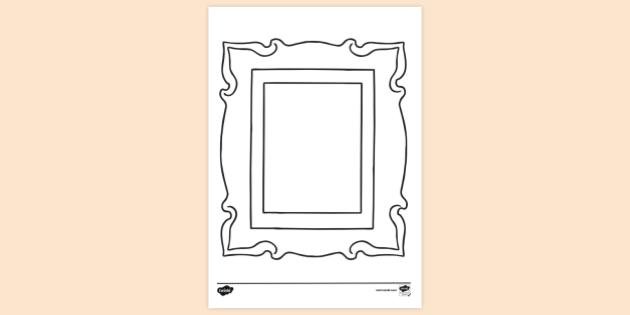 FREE! - Photo Frame Colouring Page | Colouring Sheets