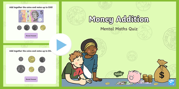 Money Addition Mental Maths PowerPoint (teacher made)