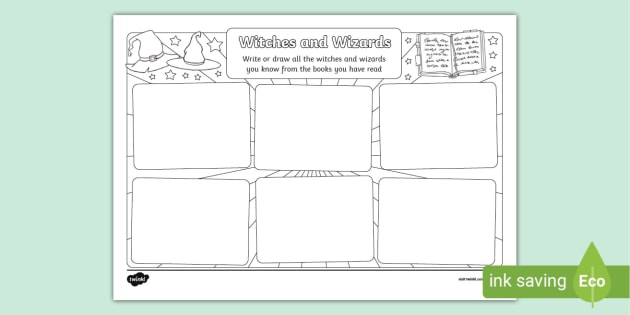 * NEW * Witches and Wizards Reading Connections Activity