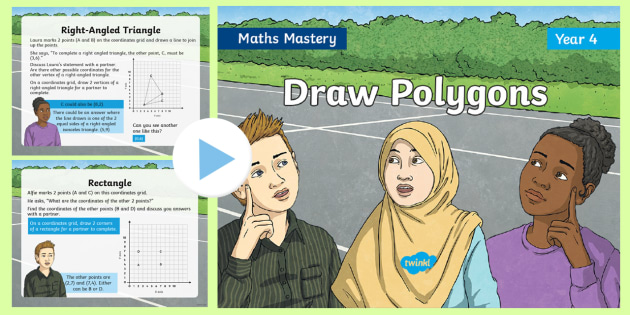 Draw Polygons Using Coordinates Maths Mastery PowerPoint