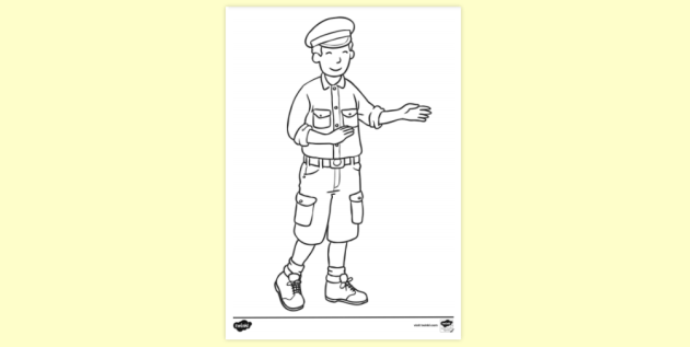 Zookeeper Colouring | Colouring Sheet