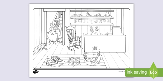 shoemaker coloring pages