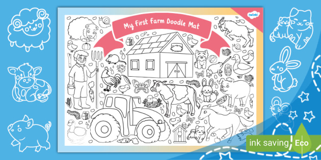 Early Education Doodle Mat • Twinkl.com.au