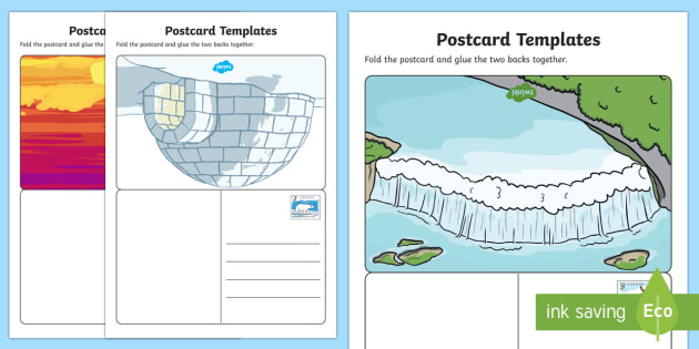 Canadian Post Office Role Play Postcards (teacher made)