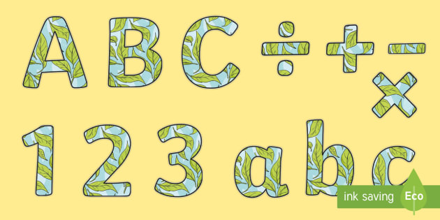 Our Poetree Display Lettering-Scottish (teacher made)