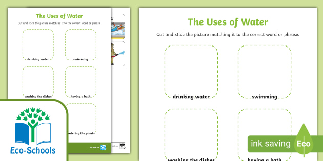 FREE! - Uses Of Water (teacher made)