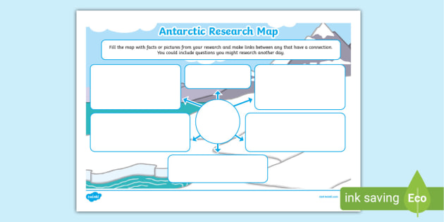 Antarctic Research Map (teacher made)