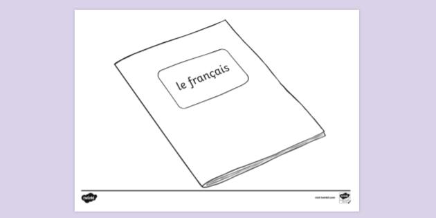 FREE! - Exercise Book La Francais Colouring | Colouring Sheets