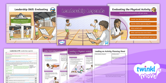 Twinkl Move Y6 Leadership in PE: Lesson 6 Leadership Legends