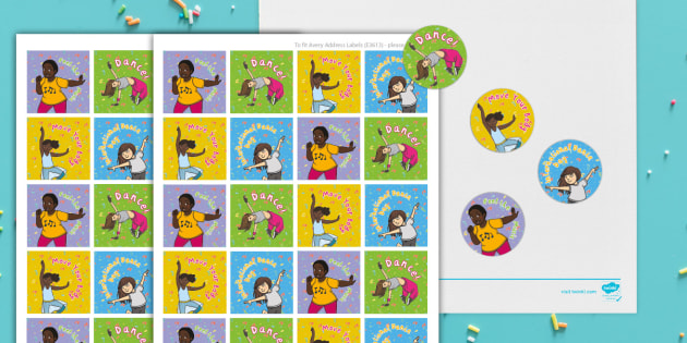 International Dance Day - Printable Decorative Stickers