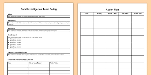 Nutrition Templates | twinkl.com.au
