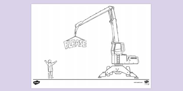 FREE! - Lower Please Colouring Sheet | Colouring Sheets