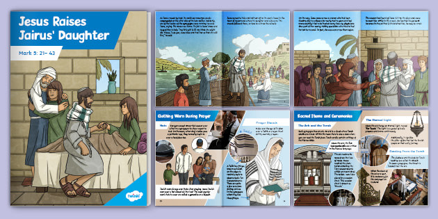 The Bible Story Of Jesus Raises Jairus' Daughter eBook