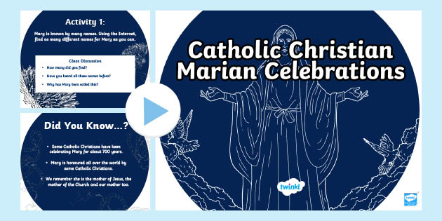 Catholic Christian Marian Month Celebrations PowerPoint