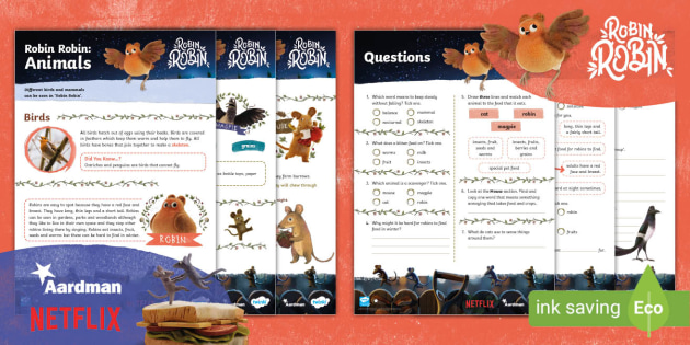 FREE! - Animals - Netflix - Reading Comprehension - KS2 - Primary