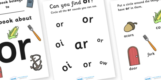 My Phase 3 Digraph Workbook (or) - Digraph Formation, Phase 3, phase three