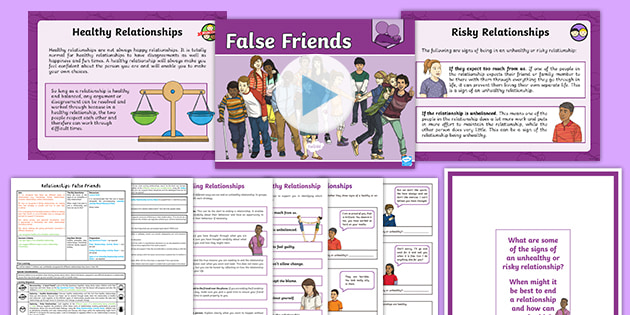 False Friends Lesson Pack | PSHE and Citizenship UKS2 | VIPs