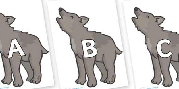 FREE! - A-Z Alphabet on Wolf Cubs (teacher made)