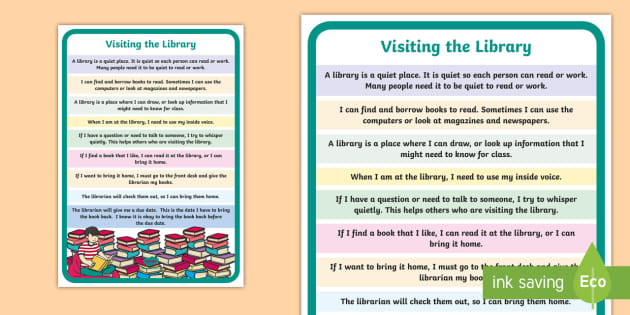 Going to the Library Social Story - SEN | Twinkl