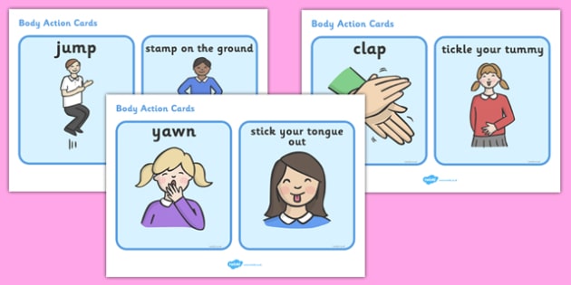 Up And Away My Body Vocabulary