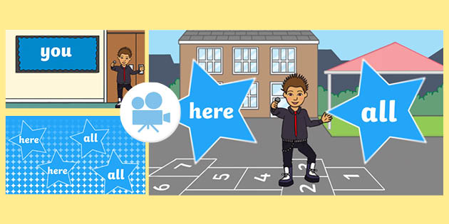 Level 3 Tricky Word Song my, you, they, here | Twinkl Go!