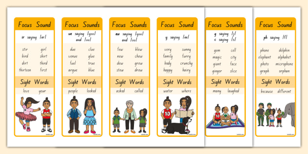 NZ Phonics: Level 5 Focus Sounds Bookmarks: Weeks 11 - 20