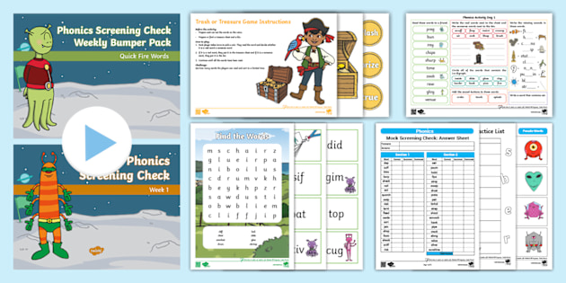Phonics Screening Survival - Phonics Lesson Plans - Twinkl