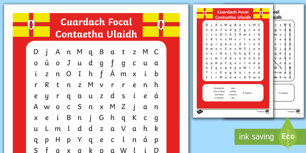 Cuardach Focal: Contaetha Ulaidh | Acmhainní Gaeilge