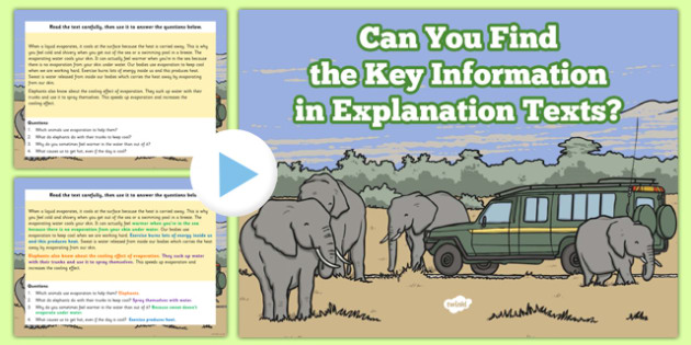 Explanation Text Powerpoint - Retrieve Record Information Non Fiction ...