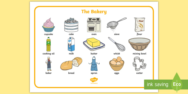 The Bakery Aistear Word Mat (teacher made)