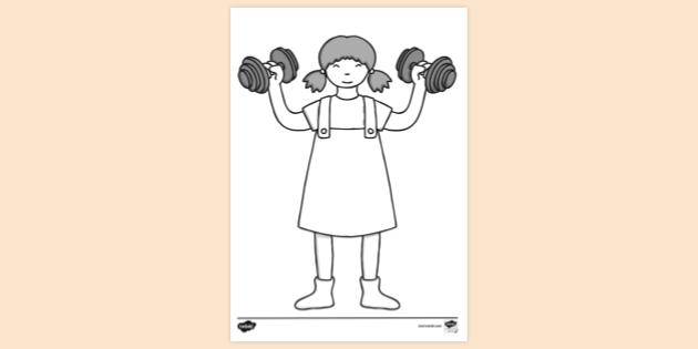 FREE! - Manual Handling Colouring Page | Colouring Sheets