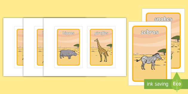 👉 Safari Themed Class Group Signs IKEA Tolsby/Fiestad Frame - Safari Themed
