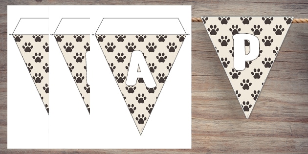 Cat Birthday Bunting | Twinkl Party (teacher made)