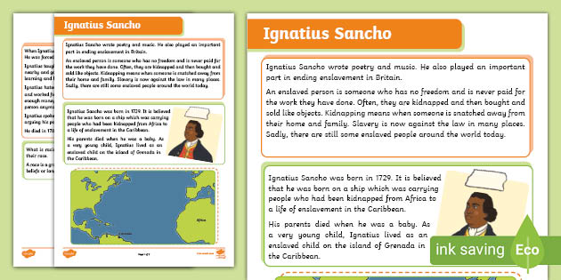 Ignatius Sancho | Children, Life, Work | Slave Trade
