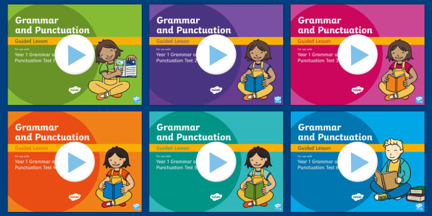 Year 1 Grammar and Punctuation Tests Guided PowerPoint Resource Pack