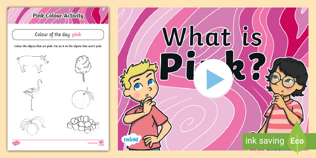 What is Pink Colour Activity Sheet (teacher made)