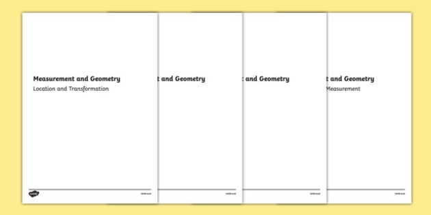 Year One Measurement and Geometry Assessment Pack-Australia