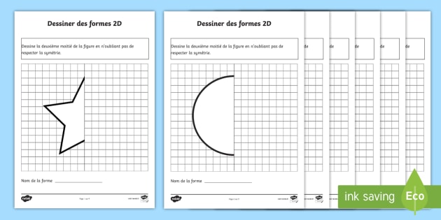 Feuille d'activités : dessiner des formes géométriques