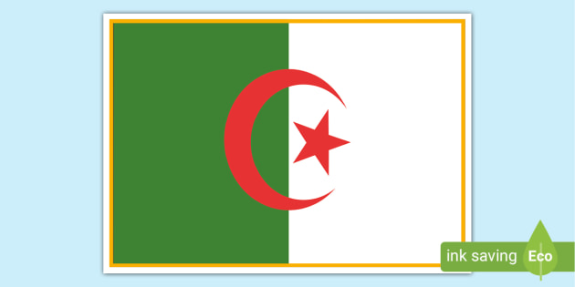 FREE! - Algeria Flag Poster (teacher made)