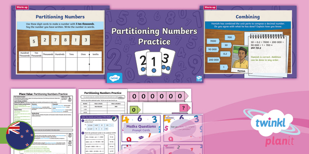 Level 3 Place Value: Partitioning Numbers Practice Lesson 2