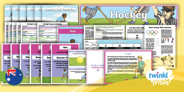 Move PE Year 4 Hockey Unit Pack (teacher made)