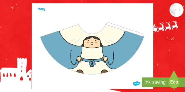 Mary Nativity Cone Character