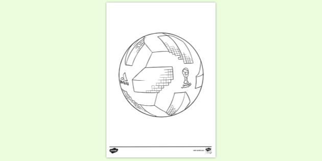 FREE! - Football Colouring Sheet (Teacher-Made)