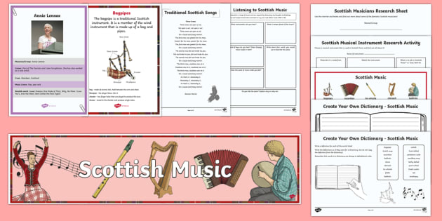 Scottish Music Lesson Plans - Music Activity Pack