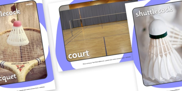 The Olympics Badminton Display Photos (teacher made)