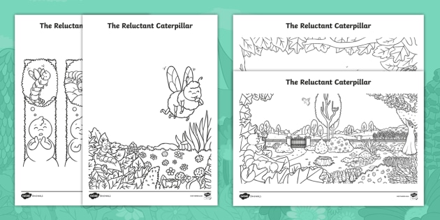New The Cautious Caterpillar Colouring Pages Originals Fiction Ks1