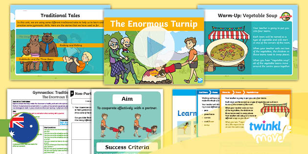 Y1 Gymnastics: Traditional Tales L5: The Enormous Turnip
